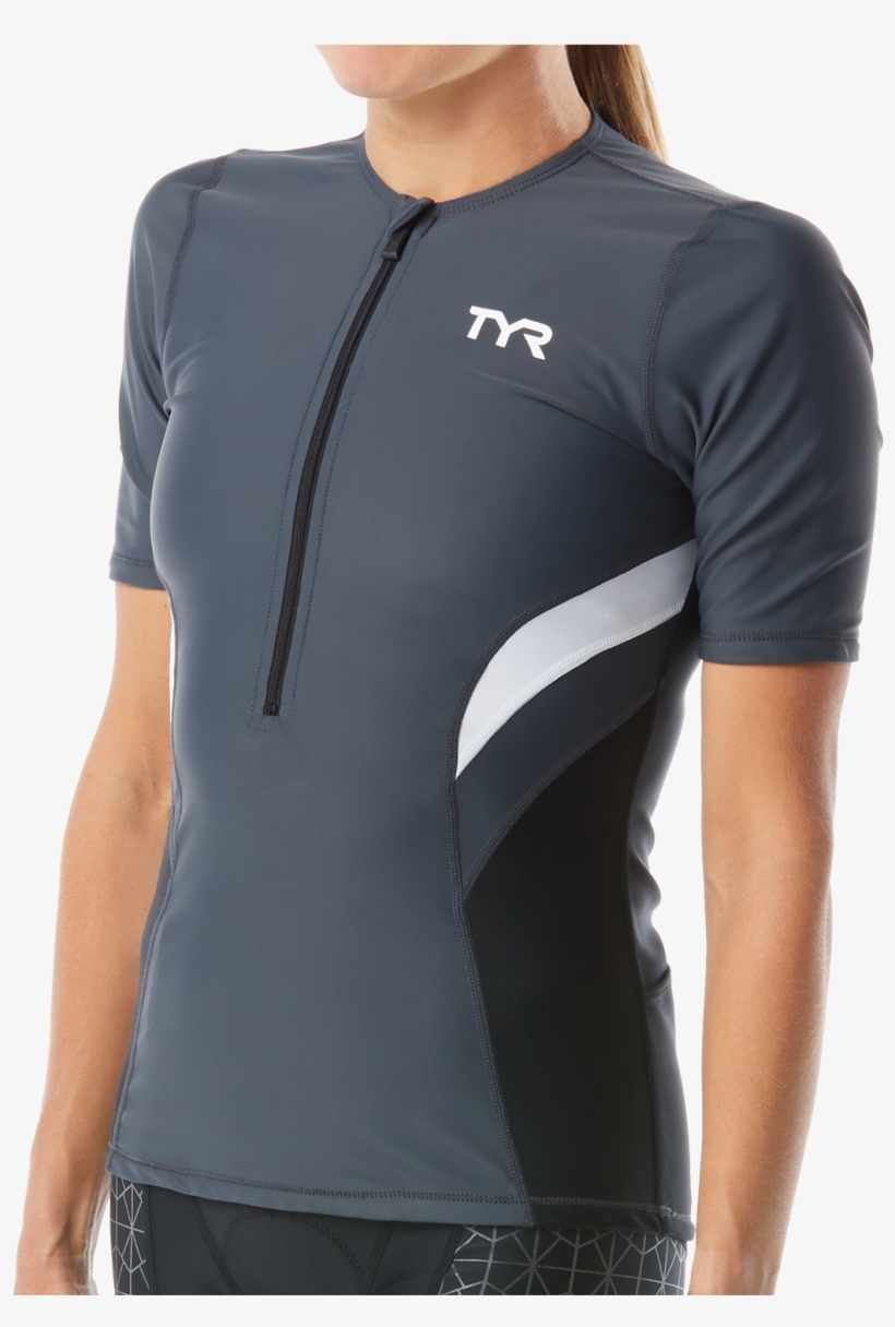 Tyr Women' Competitor Short Sleeve Top - Active Shirt - 1200x1484 PNG ...