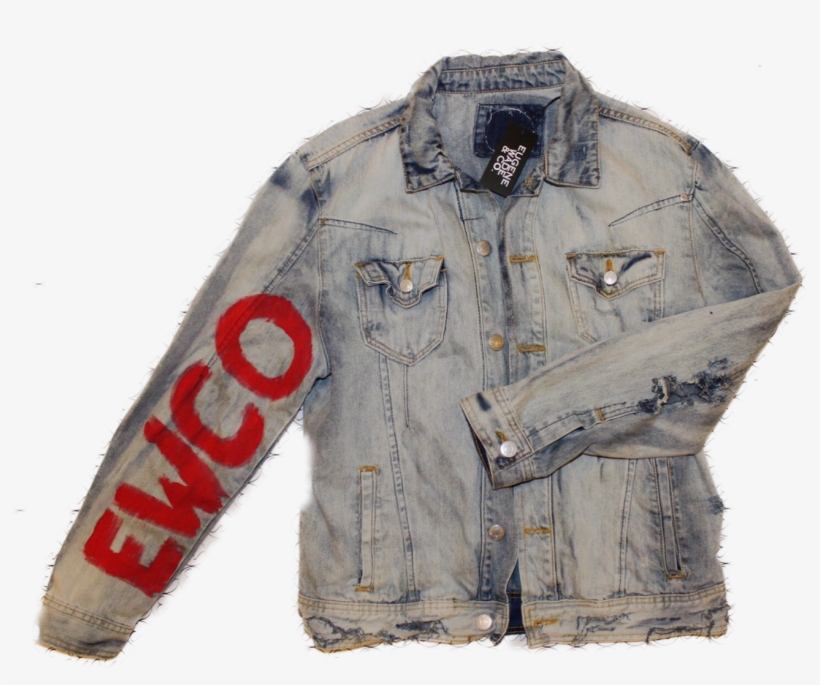 Distressed Jean Jacket - Pocket - 1656x2548 PNG Download - PNGkit