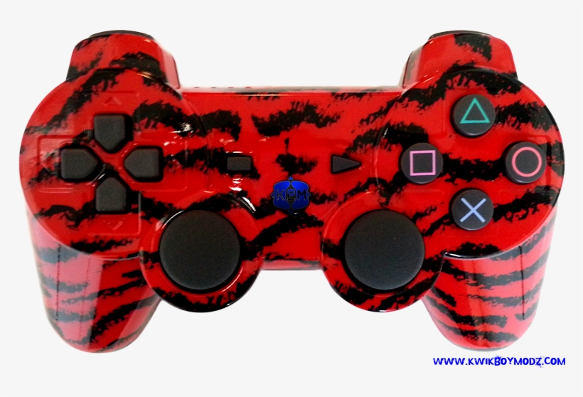 Red Tiger Camo Dualshock 3 Ps3 Controller, $79 - Game Controller ...