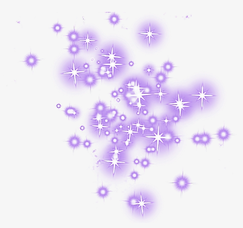 Anime Sparkles Transparent Transparent Background - Purple Sparkles ...