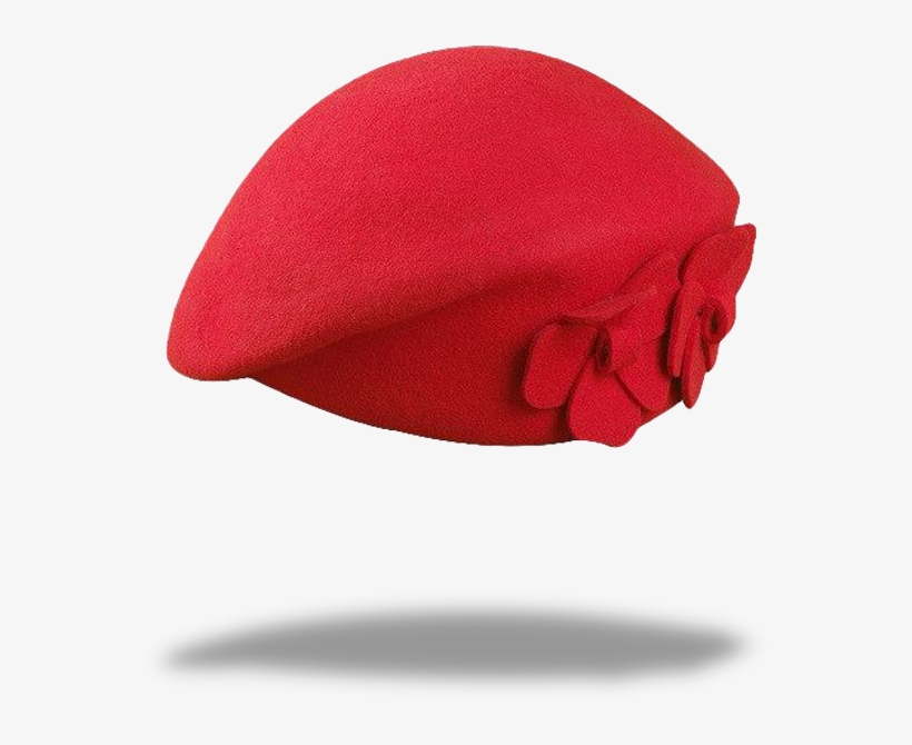 Red Wool Beret - Beanie - 640x640 PNG Download - PNGkit