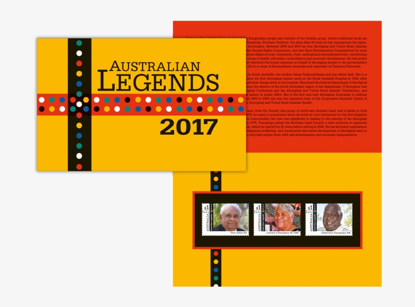 Australian Legends 2017 Stamp Pack - Aboriginal 2017 Australia ...