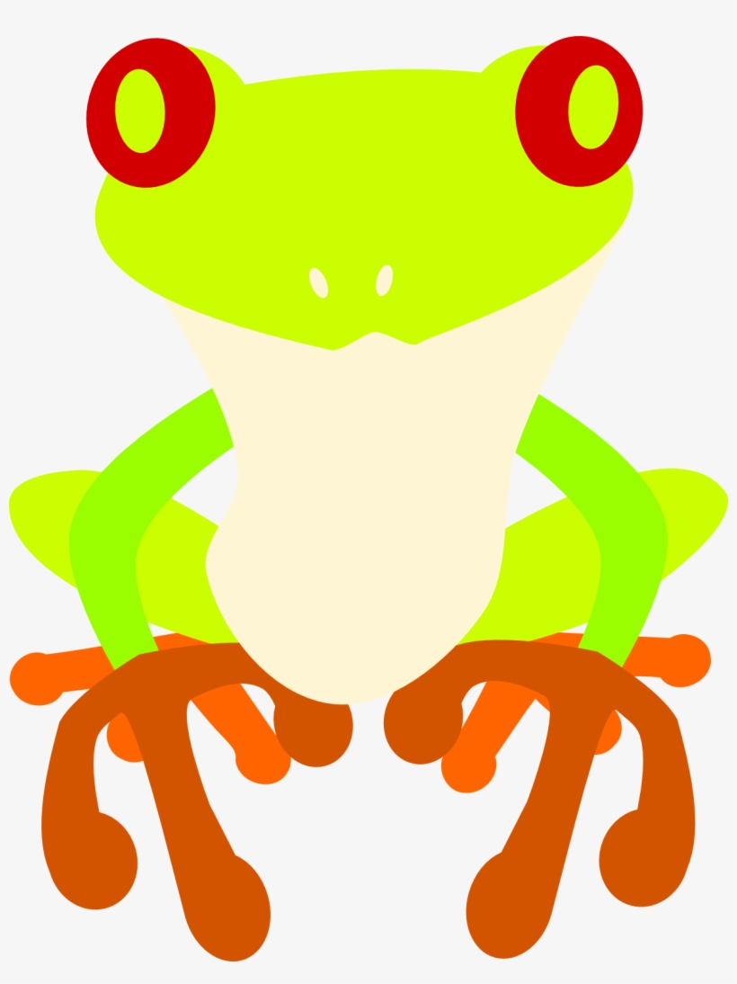 Tree Frog - Red-eyed Tree Frog - 1176x1513 PNG Download - PNGkit