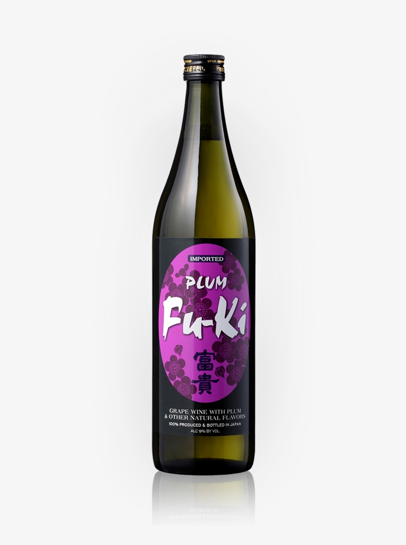 Bottles 0005 Fu Ki Plum - Glass Bottle - 642x1064 PNG Download - PNGkit