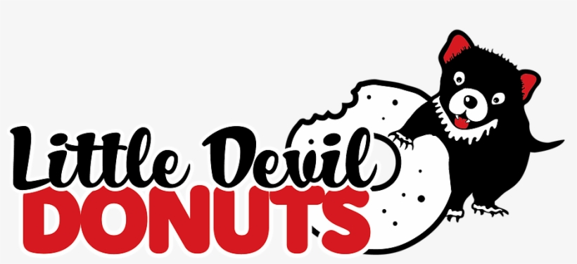 Little Devil Donuts Cmyk Red - 913x374 PNG Download - PNGkit