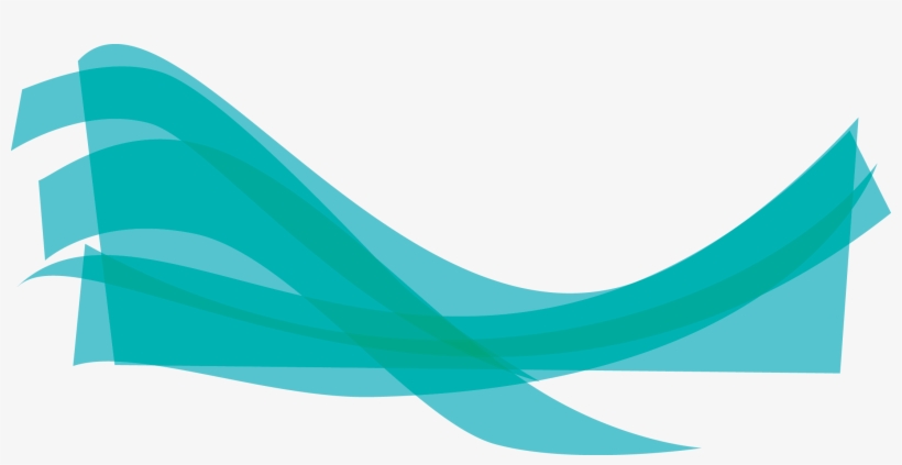 Blue Green Wave - Graphic Design - 2182x1021 PNG Download - PNGkit