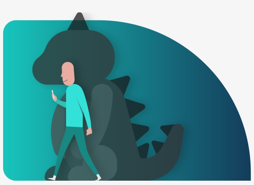 A Chasing Game Between Users Based On Steps You May - Illustration ...