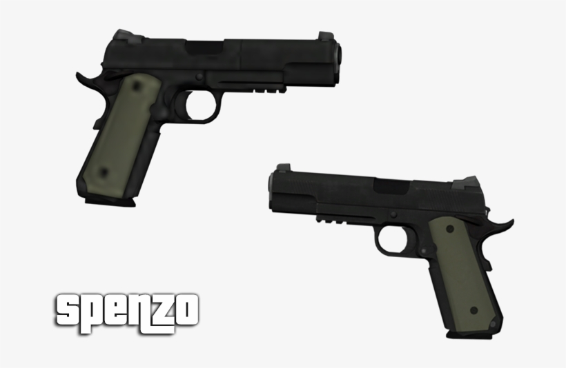 [rel] M1911 [hq/lq] - Lsrp Spenzo Weapons - 708x486 PNG Download - PNGkit