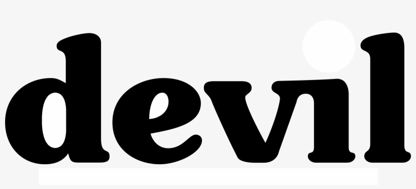 Devil Logo Black And White - 2400x976 PNG Download - PNGkit