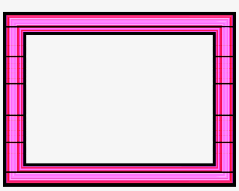 Hot Pink Frame 1600 X - Black And Pink Picture Frames - 1024x768 PNG ...