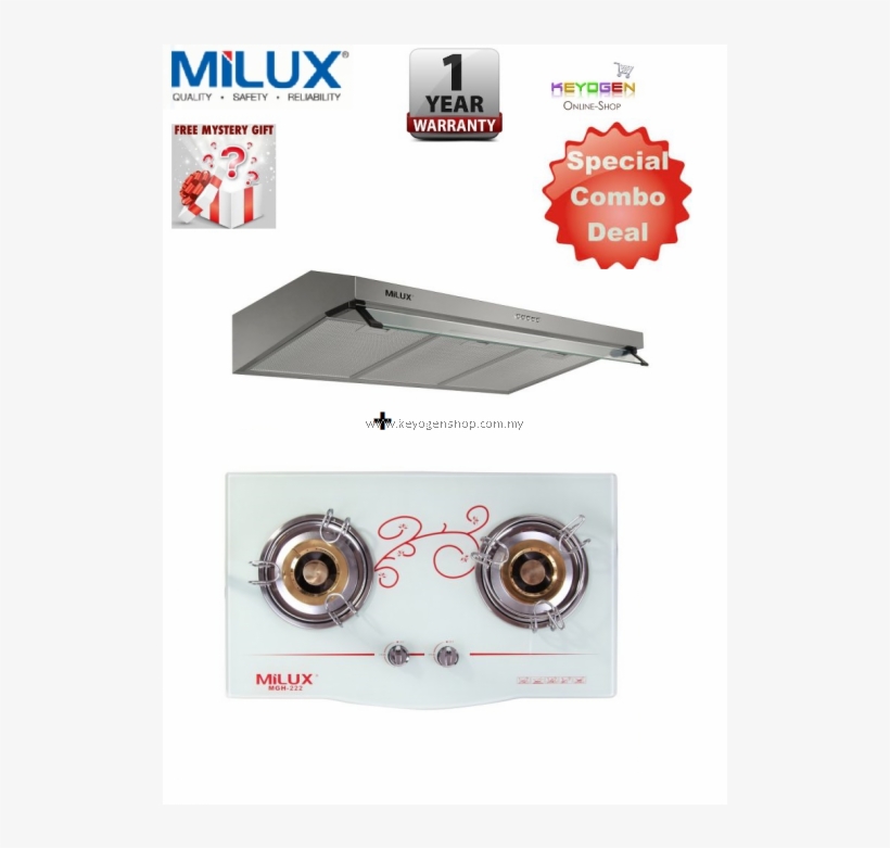 Milux Special Combo Slim Hood Mhs S430 Milux Cooker - Hood Kitchen ...