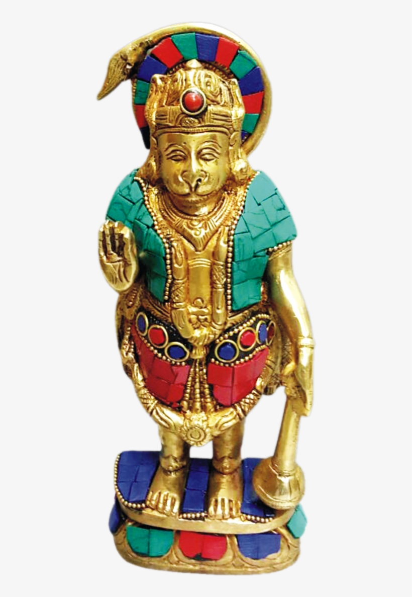 Hanuman The Protector Turquoise Stone Work - Figurine - 952x1200 PNG ...