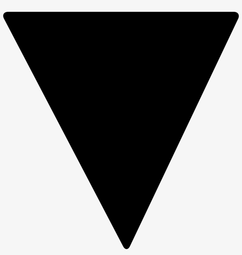 Drop Color Comments - Black Triangle Png - 982x986 PNG Download - PNGkit