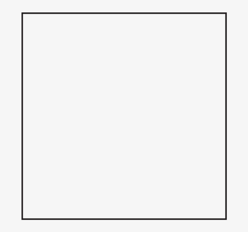 Cuadrado - Simple Border Transparent Background - 700x709 PNG Download ...