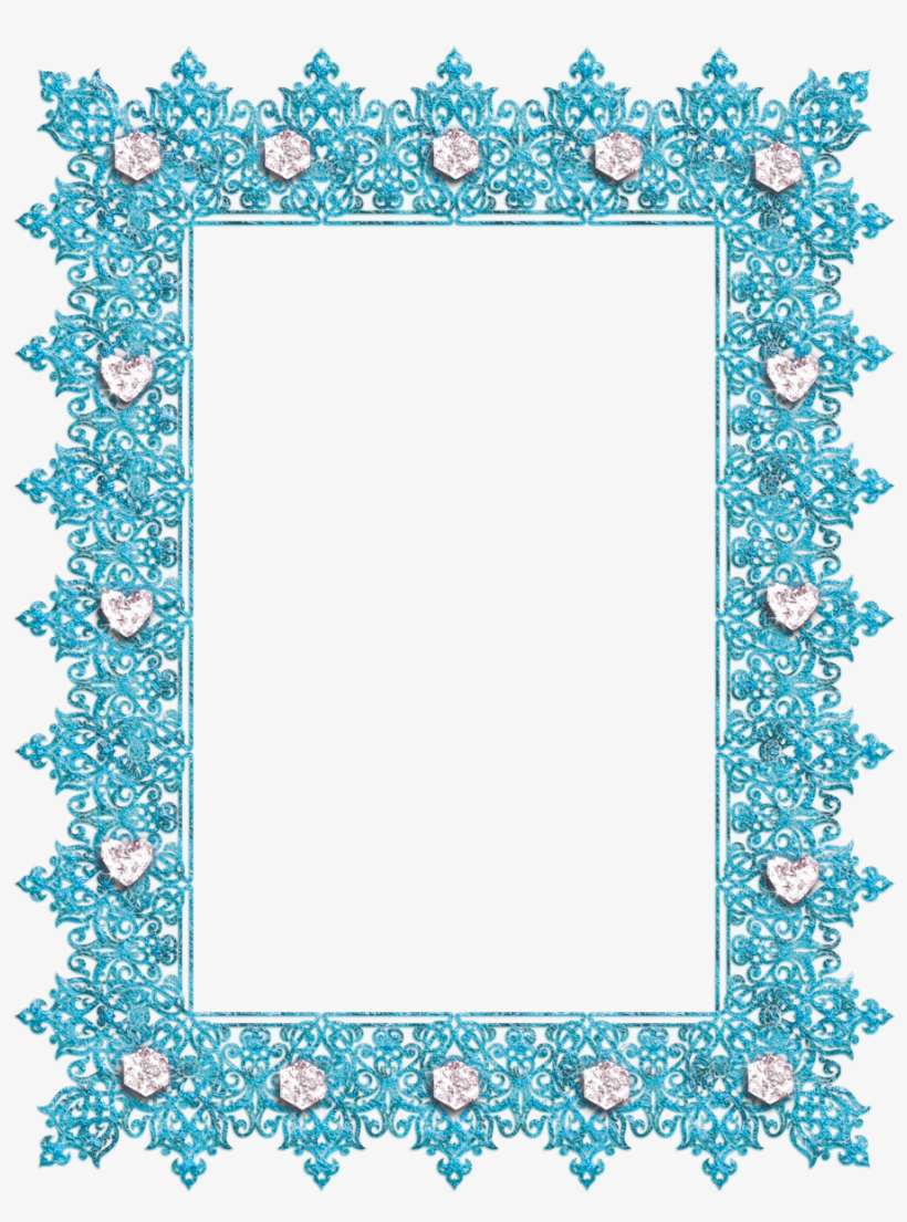 Blue Transparent With Diamonds Gallery Yopriceville - Frames With ...