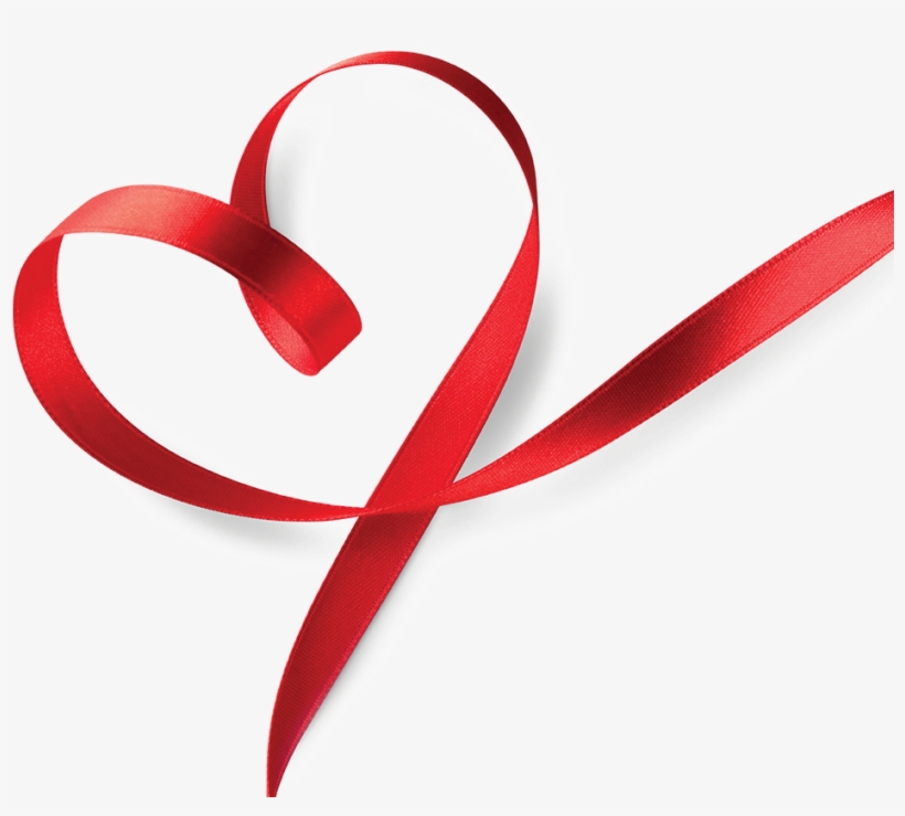 We Celebrate Love Of Service - Heart Ribbon Clip Art - 1011x840 PNG ...