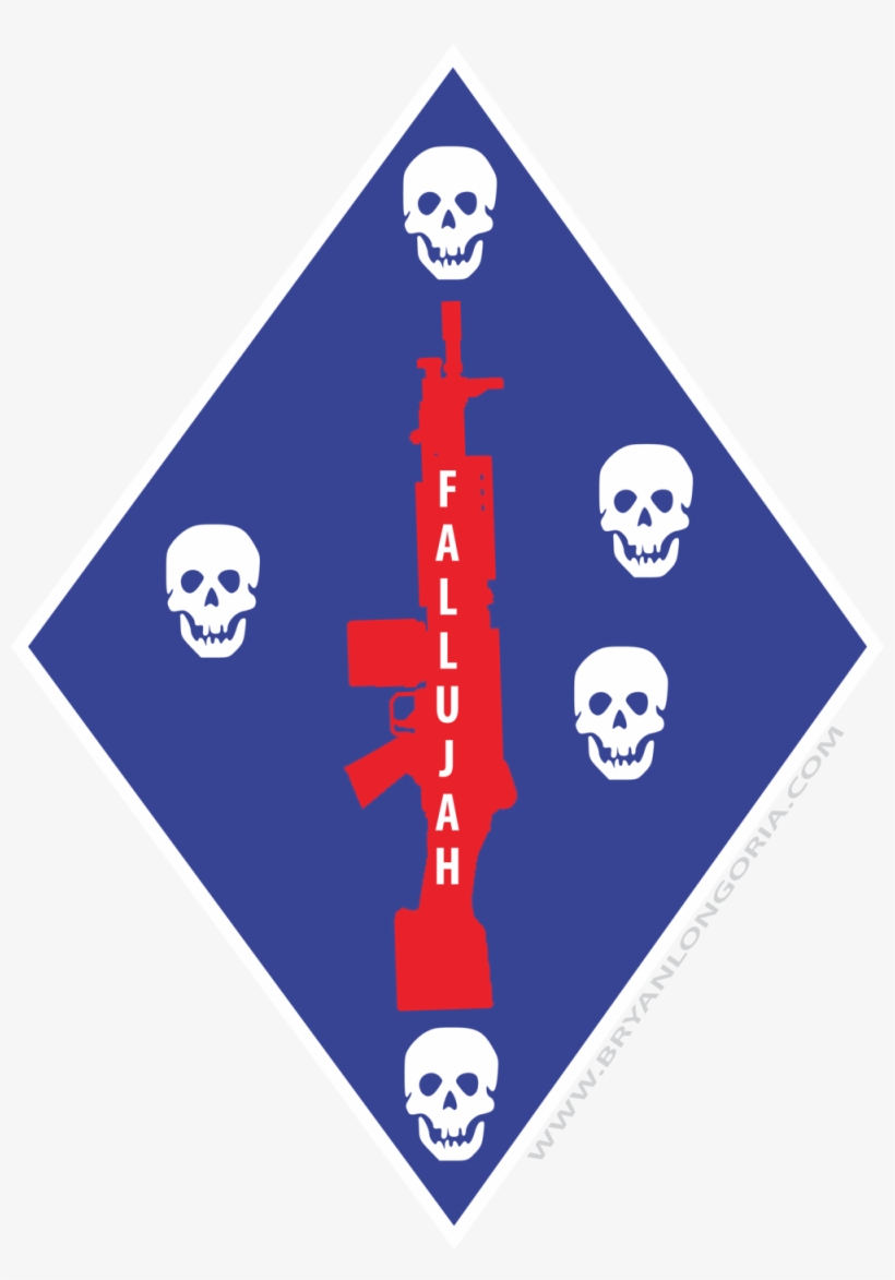 1st Marine Division Unit Logo Fallujah - 1st Marine Division Iraq Logo ...