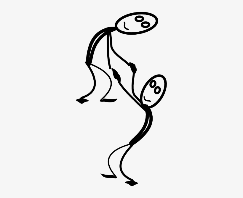 Helping Man Clip Art At Clker - Stickman Helping Each Other - 306x589 ...