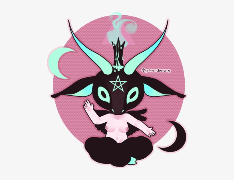 [drawings] - [manga/digital/drawings] - Kawaii Baphomet - Cute Baphomet - 520x574 PNG Download ...