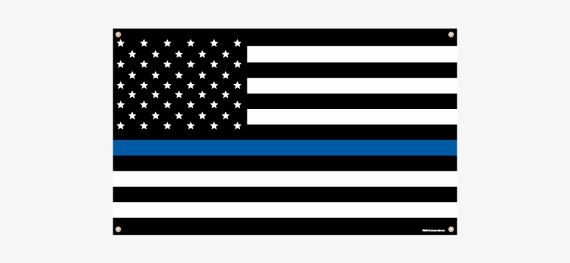 Thin Blue Line American Flag Banner - American Flag Styles - 600x600 ...