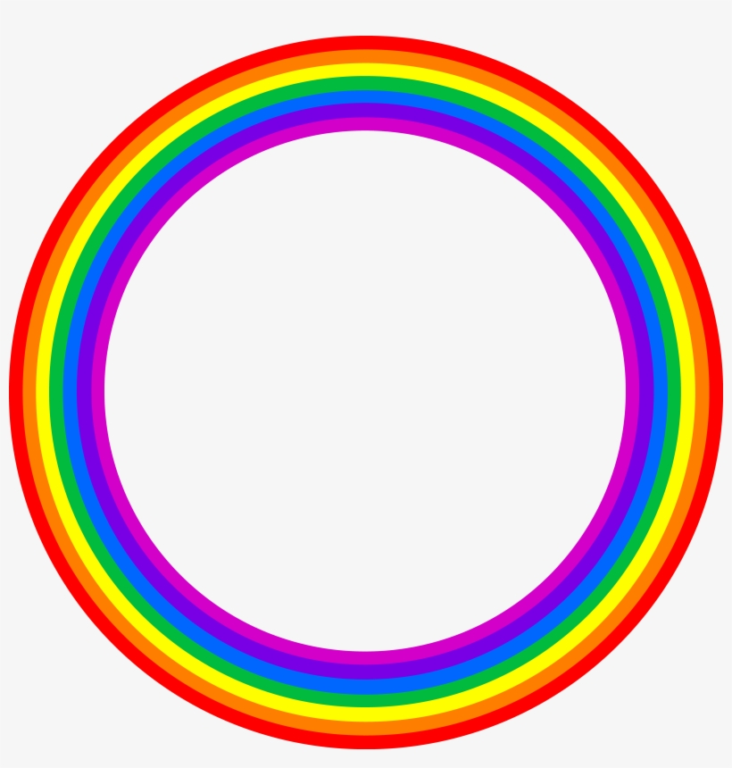 Rainbow Circle Border Clipart - Clip Art - 5816x5816 PNG Download - PNGkit