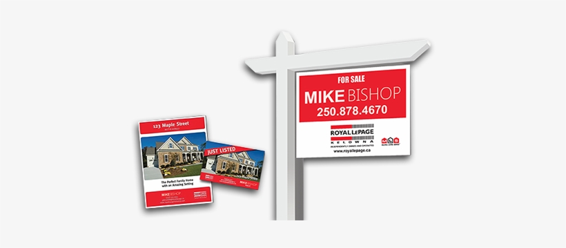 For Sale Sign, Post Cards, And Flyers - Real Estate Sign Post Png ...