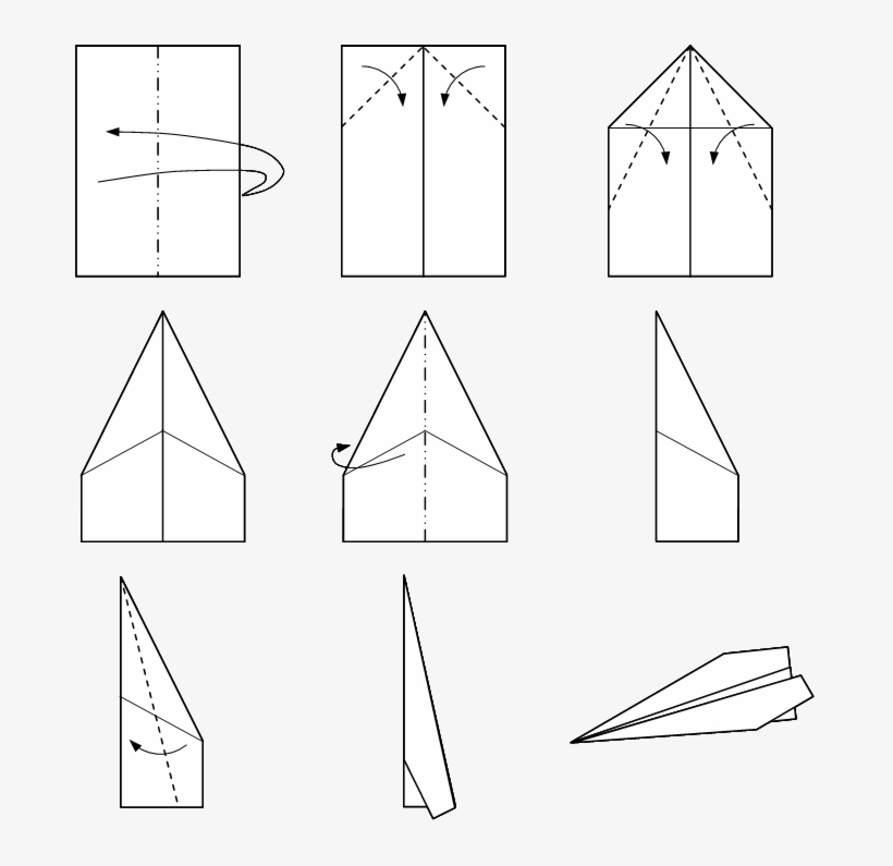 Paper Airplane Make A Easy Paper Plane 681x715 PNG Download PNGkit