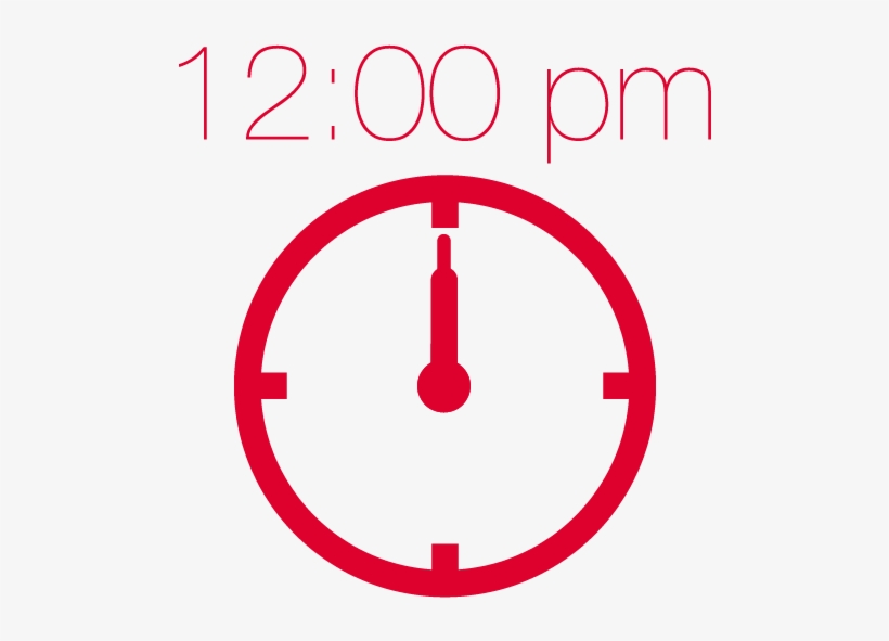 12 Am Noon Or Midnight Clock Icon 625x575 PNG Download PNGkit