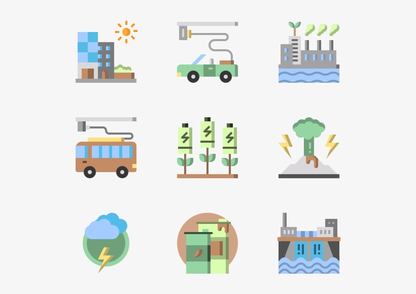 Sustainable Energy - Cartoon - 600x564 PNG Download - PNGkit