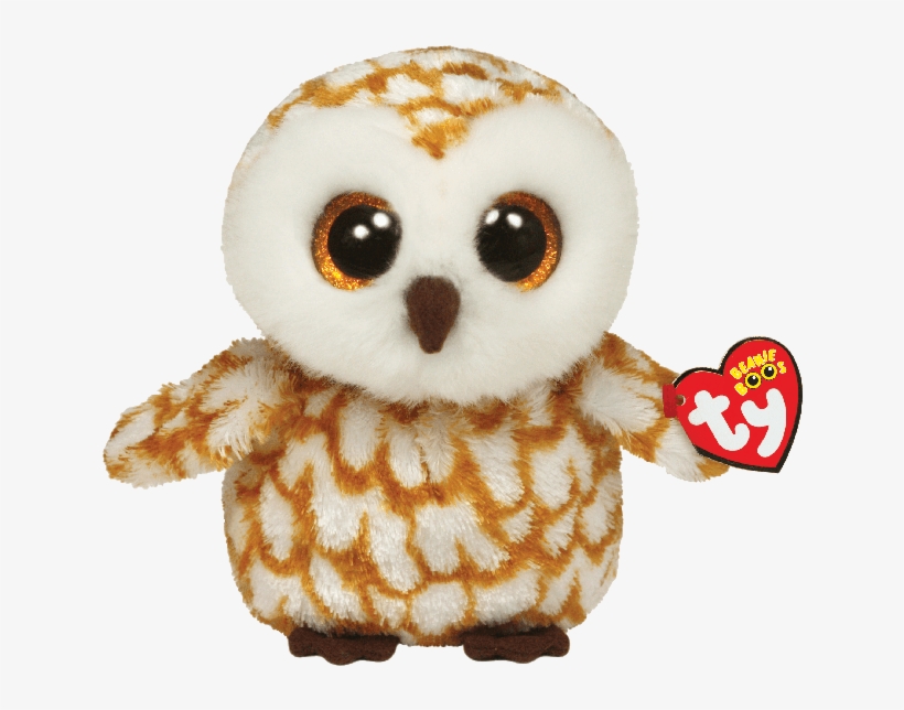 Swoops The Barn Owl - Ty Beanie Babies Owl - 650x568 PNG Download - PNGkit