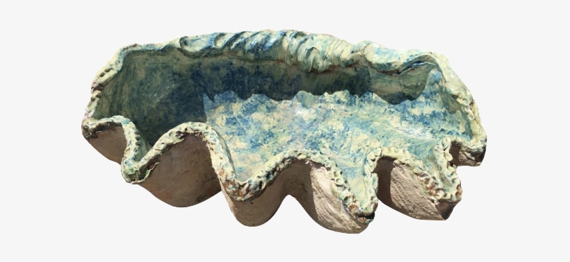 Bénitier Shell Vessel In Blue - Animal Figure - 640x480 PNG Download ...