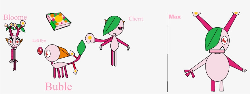 Mixels Tribe And Ocs The Blossom Gang - Cartoon - 2000x646 PNG Download ...