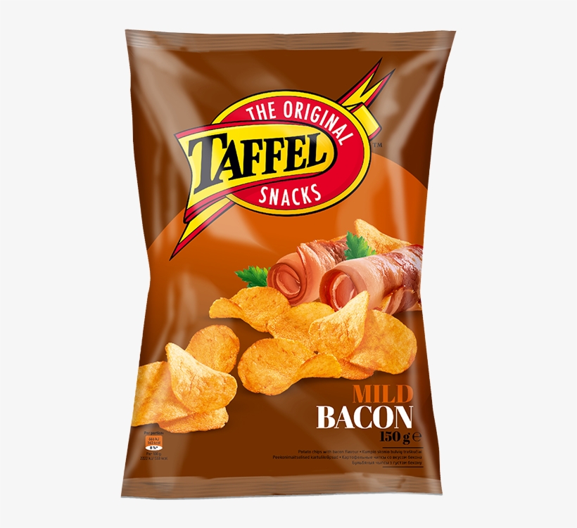 Potato Chips With Bacon Flavour - Taffel Чипсы - 521x692 PNG Download ...