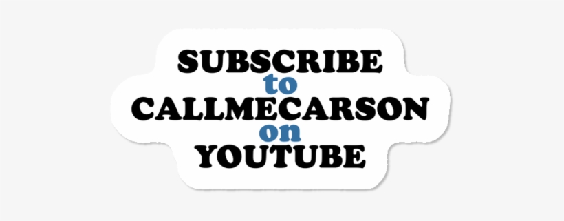 Callmecarson Sticker Sticker - Graphics - 650x650 PNG Download - PNGkit