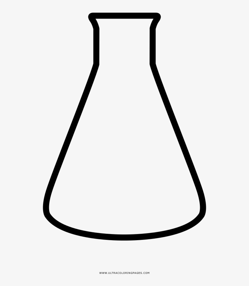 Erlenmeyer Flask Coloring Page - Matraz De Laboratorio Para Colorear ...