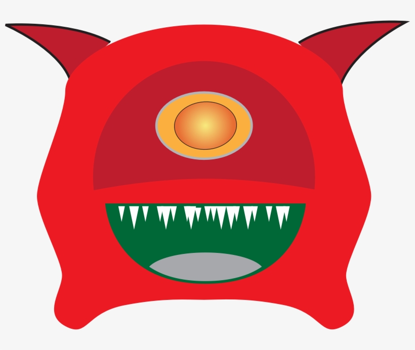 Red Monster By J - 800x612 PNG Download - PNGkit