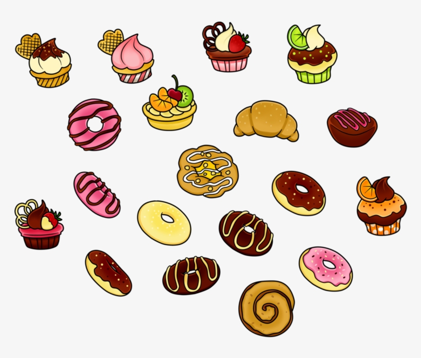 Free - Pastries Cliparts - 929x860 PNG Download - PNGkit