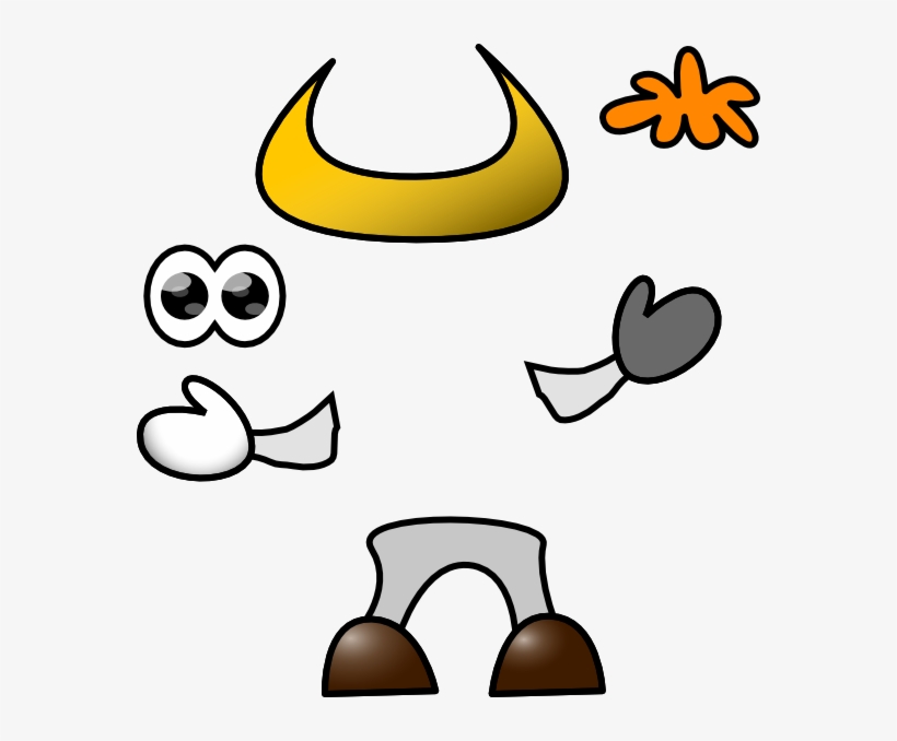 How To Set Use Cow Parts Svg Vector - 570x598 PNG Download - PNGkit