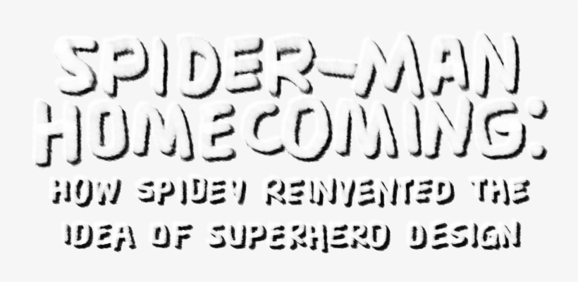 Spider-man - Homecoming - - Calligraphy - 800x387 PNG Download - PNGkit