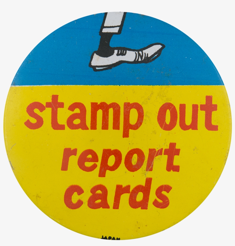 Stamp Out Report Cards Large - Circle - 1000x995 PNG Download - PNGkit