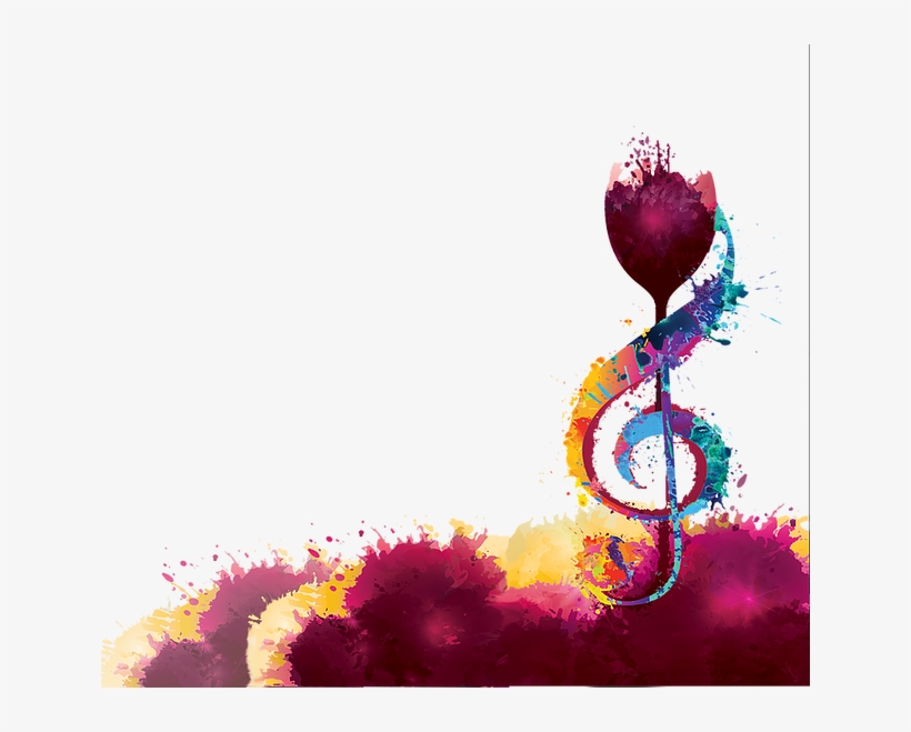 Colorful Border And Music Note - Illustration - 638x579 PNG Download ...