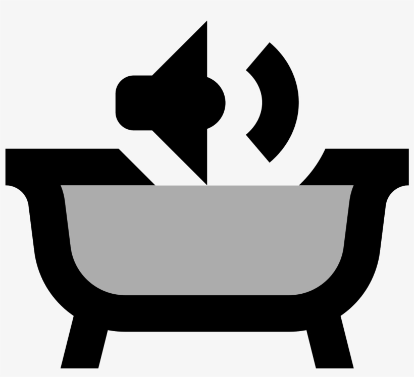 Bathroom Sound Icon - 1600x1600 PNG Download - PNGkit