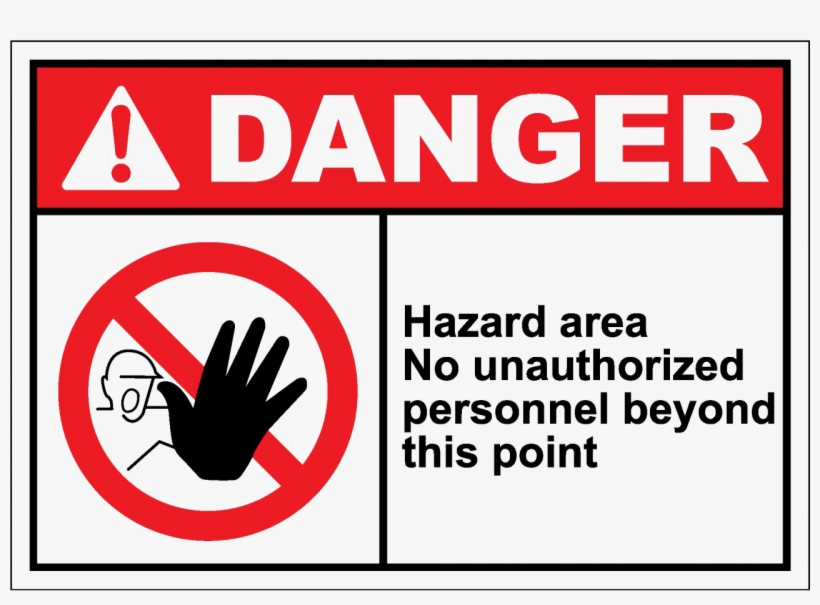Unauthorized Sign Png Photos - No Entry Hazard Sign - 1280x883 PNG ...