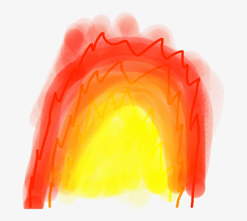 Fire Wall - Drawing - Illustration - 670x654 PNG Download - PNGkit