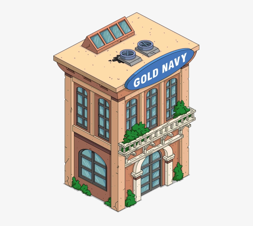 Gold Navy - House - 476x650 PNG Download - PNGkit