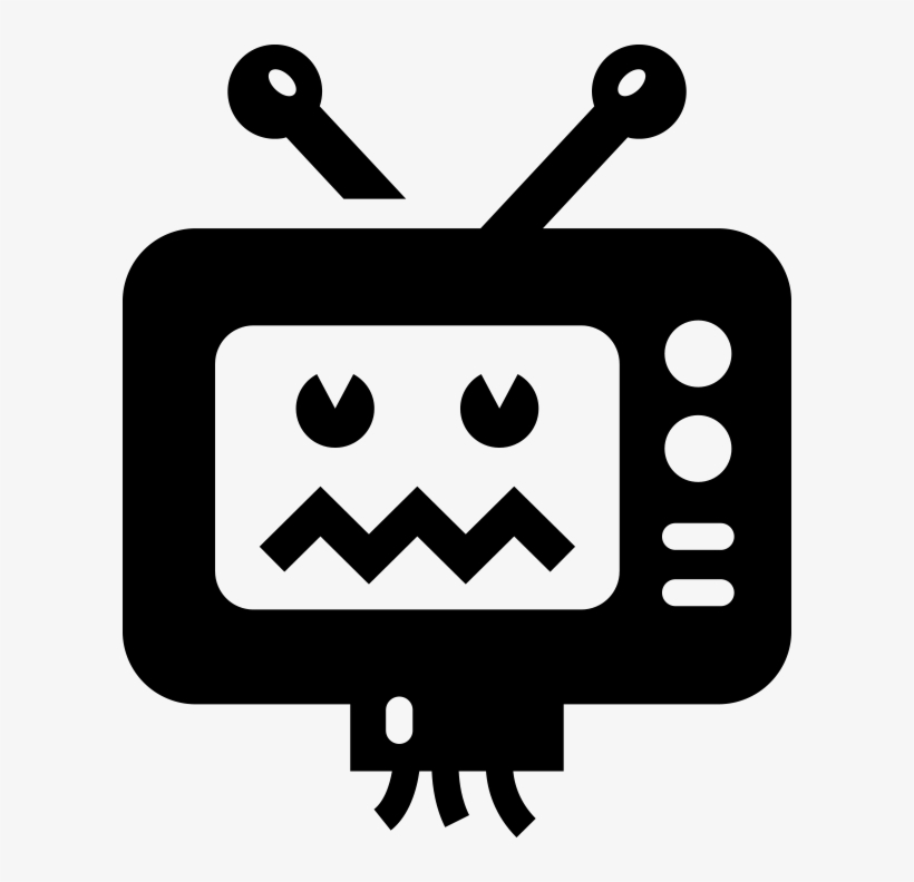 Tv Clipart Broken Tv - Broken Tv Icon - 600x712 PNG Download - PNGkit