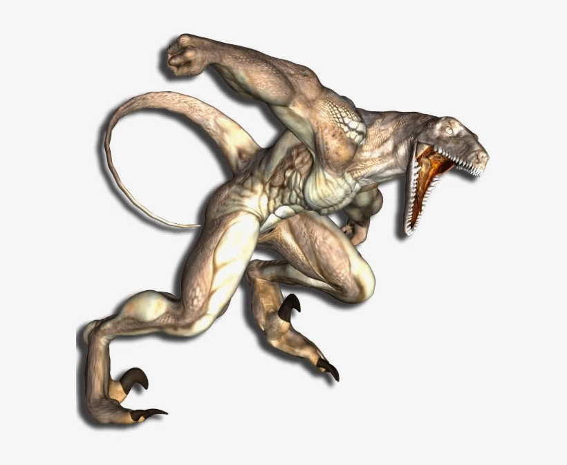 Red Eye Transparency Test - Daz Lizard Man - 612x600 PNG Download - PNGkit