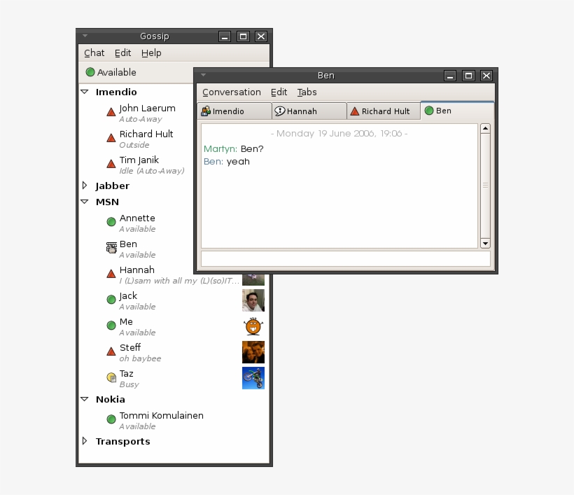 Download Transparent File - Gossip-chat - Old Voice Chat Programs - PNGkit