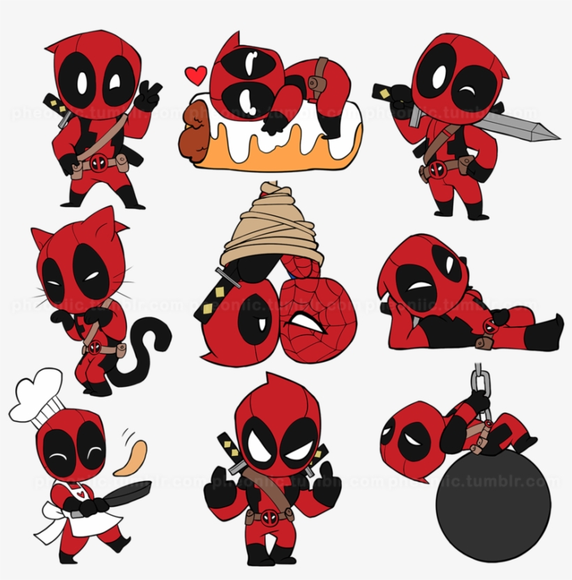 Spideypool Chibi