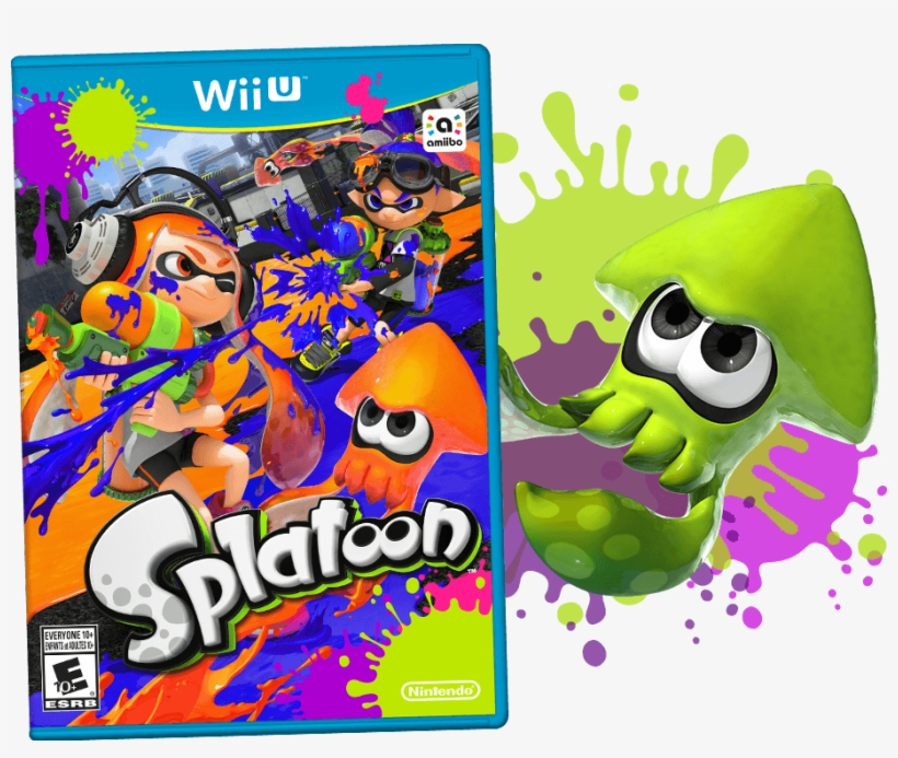 Splatoon Package - Splatoon Wii U - 912x727 PNG Download - PNGkit